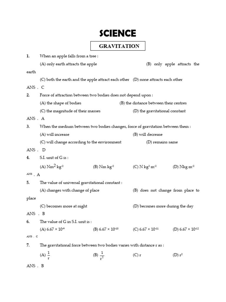 Gravitation 3 | PDF | Gravity | Acceleration