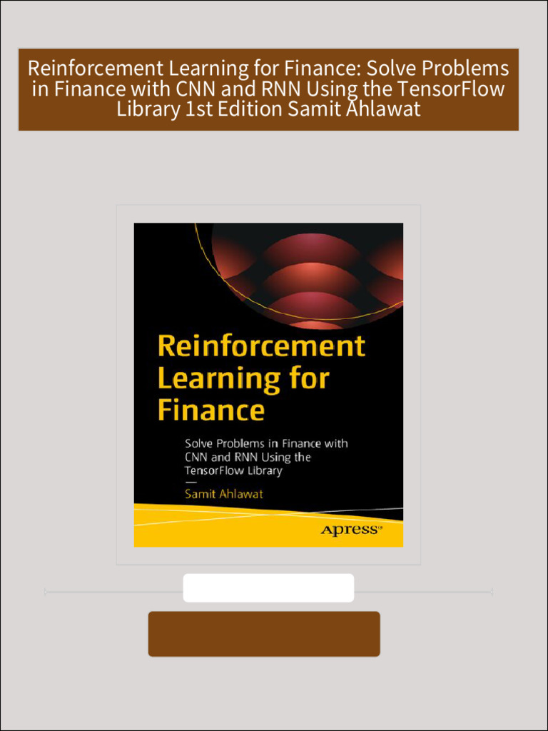 Reinforcement Learning for Finance: Solve Problems in Finance with CNN ... Reinforcement Learning for Finance: Solve Problems in Finance with CNN ...