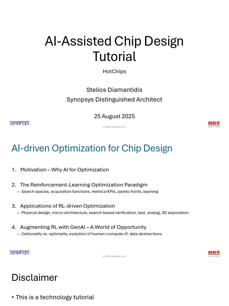 3-HC24 Synopsys SteliosDiamantidis v03 | PDF | Computing | Computer Science