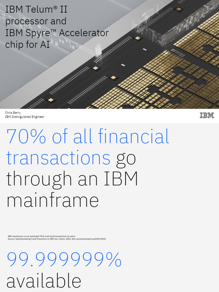 04 HC2024.IBM - CBerry.final | PDF | Central Processing Unit | Cpu Cache