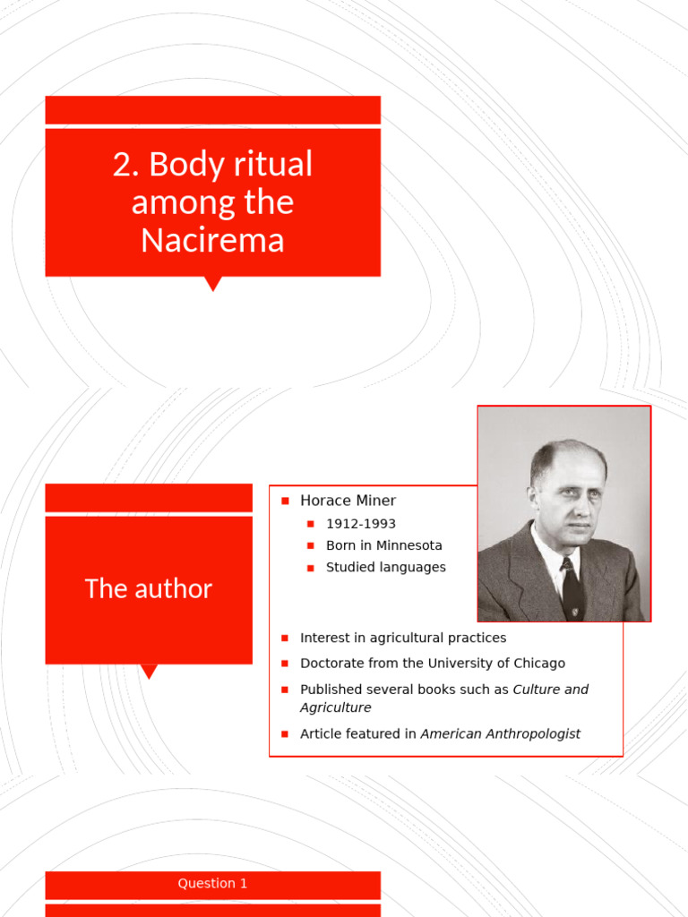 2. Nacirema | PDF | Liberal Arts Education | Cultural Anthropology