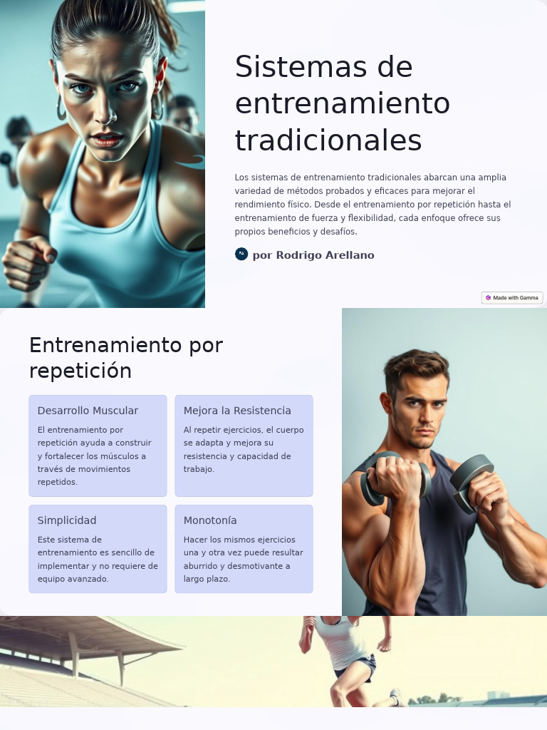 Sistemas-de-entrenamiento-tradicionales 2 | PDF | Flexibilidad (anatomía) | Entrenamiento de fuerza