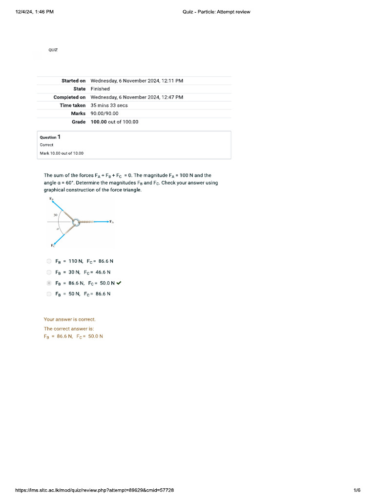 Quiz - Particle | PDF