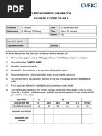 Curro Online 8 Math IEB Nov 2024 QP2 | PDF | Elementary Geometry ...