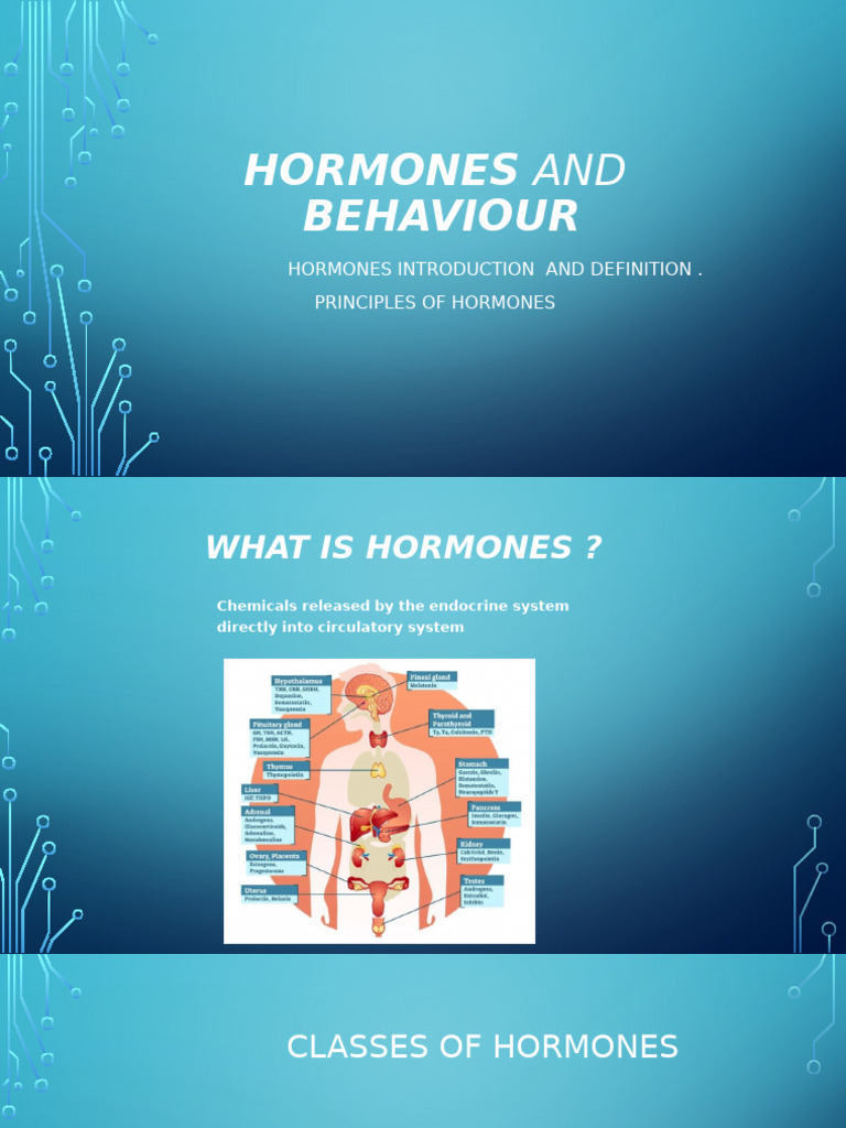 Hormones Presentation | PDF