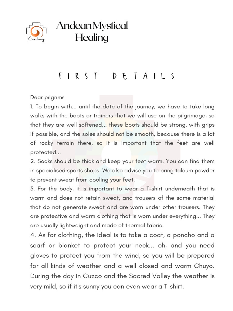 Pilgrimage AMH - First details | PDF | Clothing | Fashion