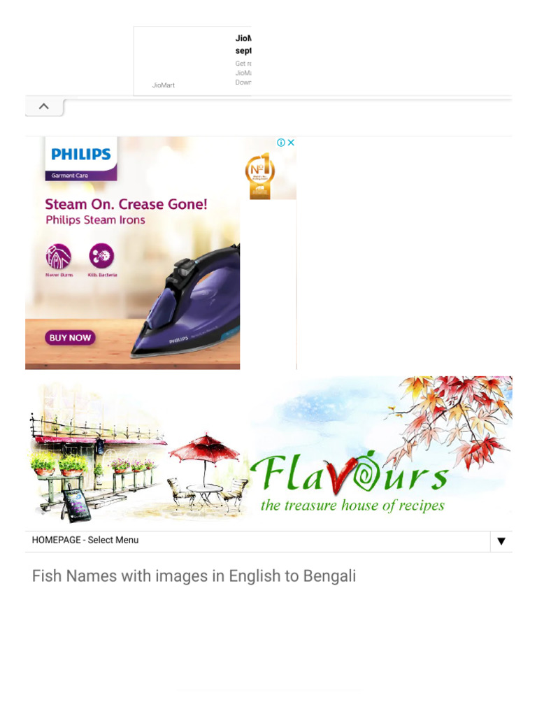 Get To Know Your Fish - Fish Names With Images in English To Bengali ...