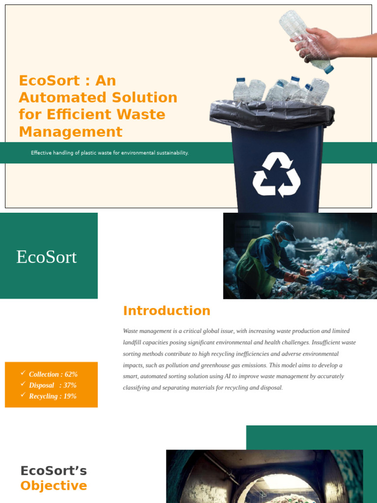EcoSort - An Automated Solution For Efficient Waste Management | PDF ...