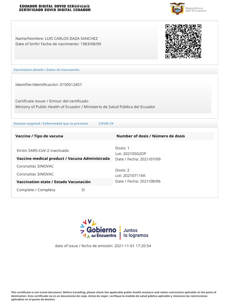 MSP HCU Certificadovacunacion12813258 | PDF