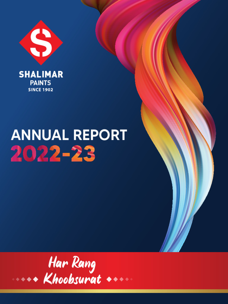 Shalimar Paints LTD - Annual Report FY 2022-23 | PDF | Login | Electronic Voting