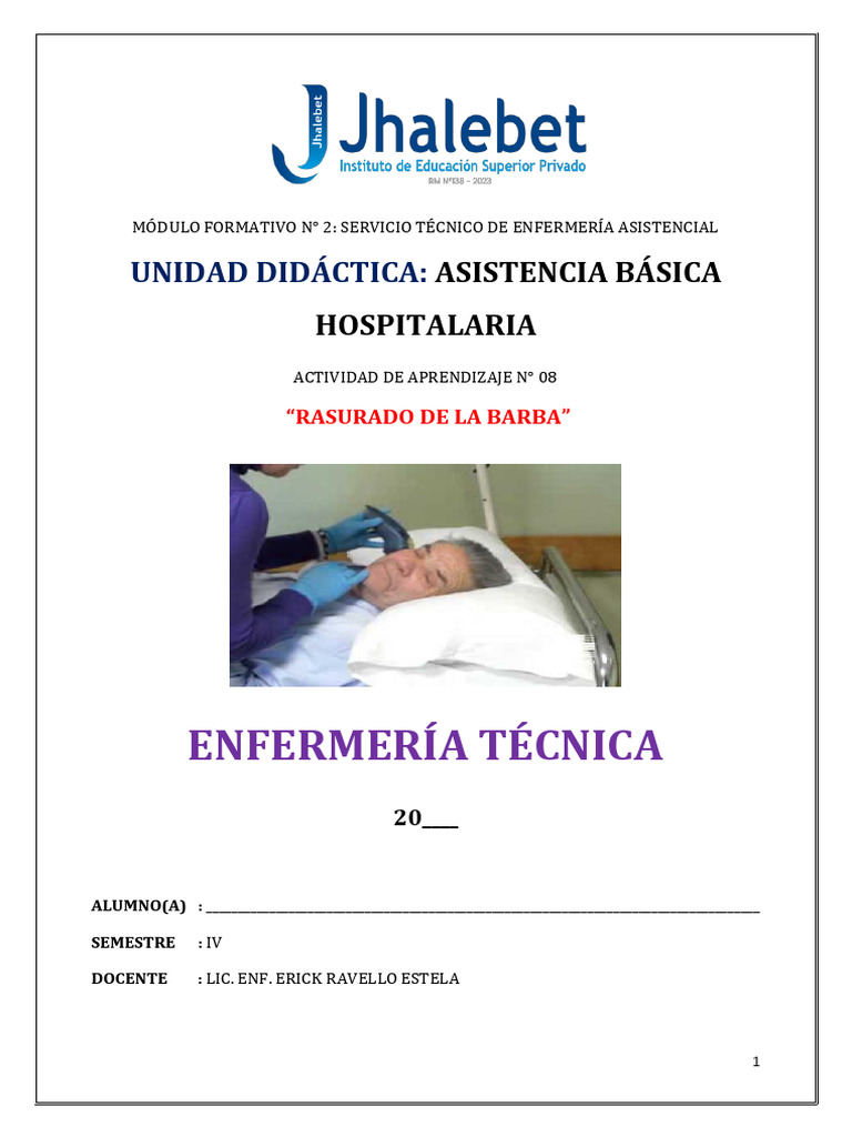 Rasurado de La Barba | PDF | Afeitado | Vello facial