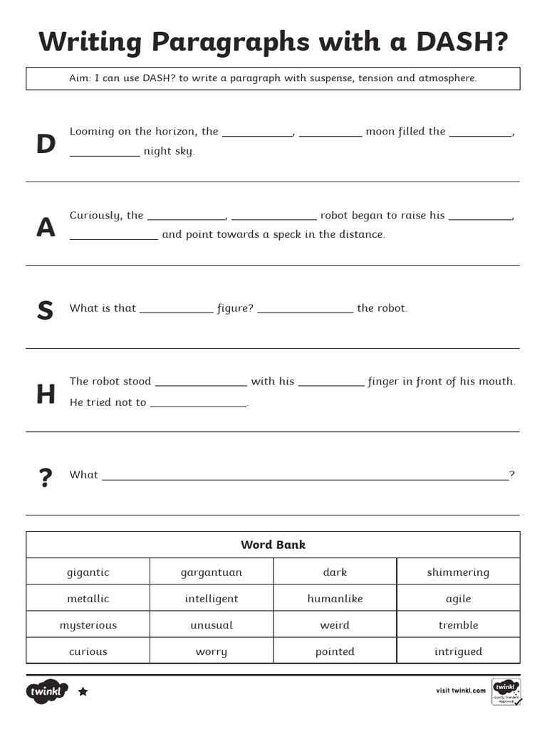 DASH Activity Sheets | PDF