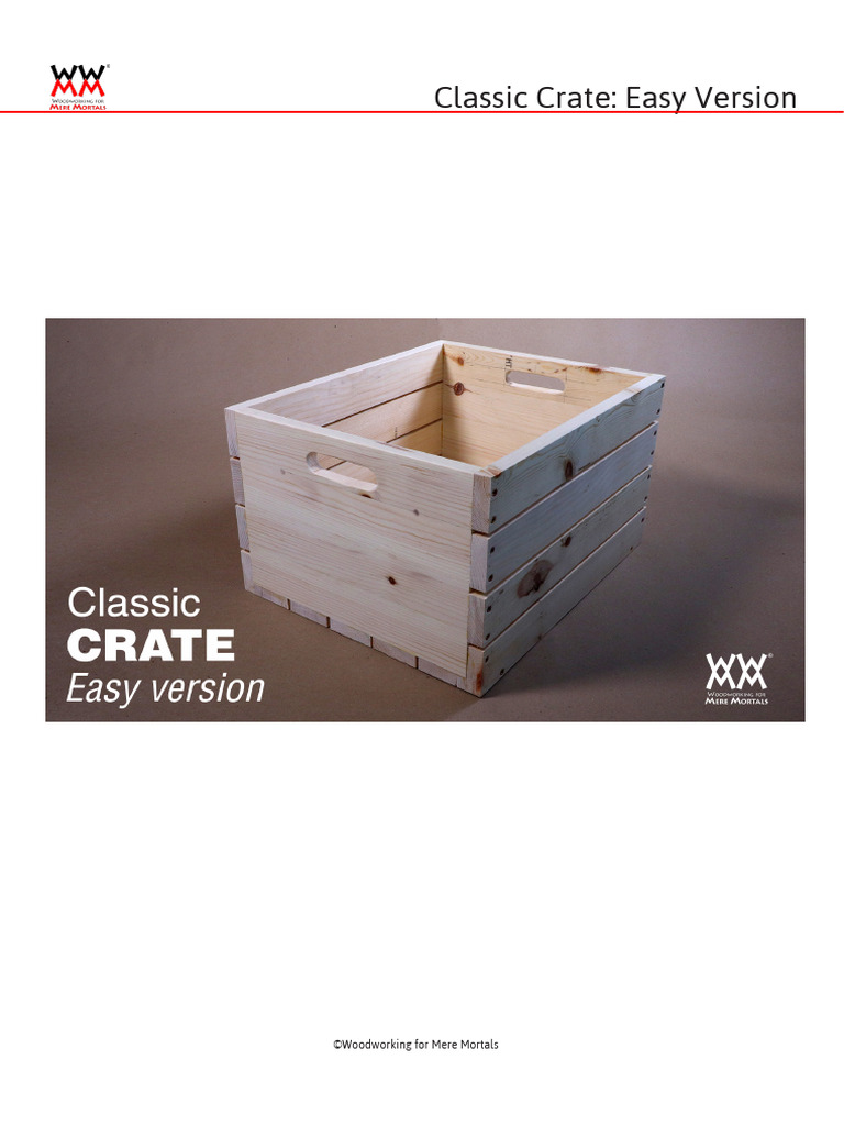 WWMM Classic Crate EASY VERSION - METRIC | PDF