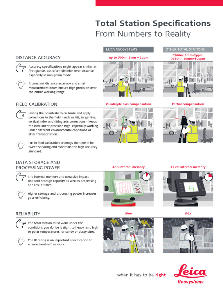 Total Station Accuracy and Calibration Guide | PDF