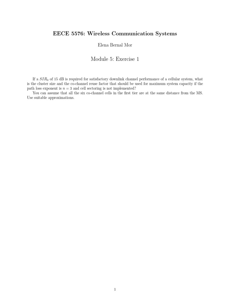 Class Exercise 1 - Cell Structure Design | PDF