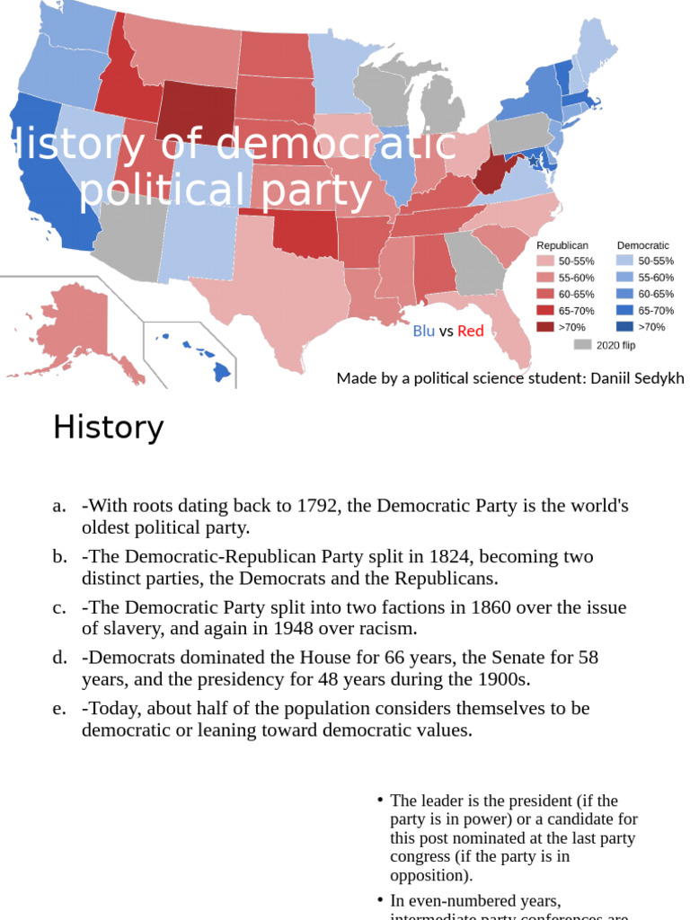 History of Democratic Political Party | PDF | Democratic Party (United ...