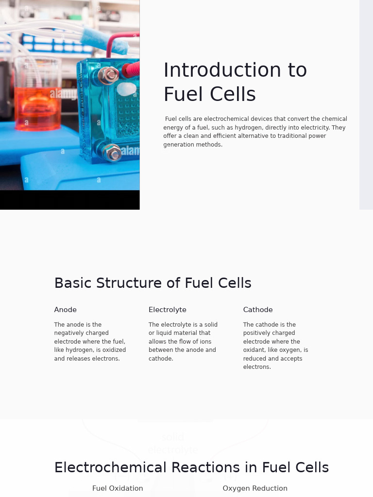 Introduction To Fuel Cells | PDF | Fuel Cell | Electrolyte