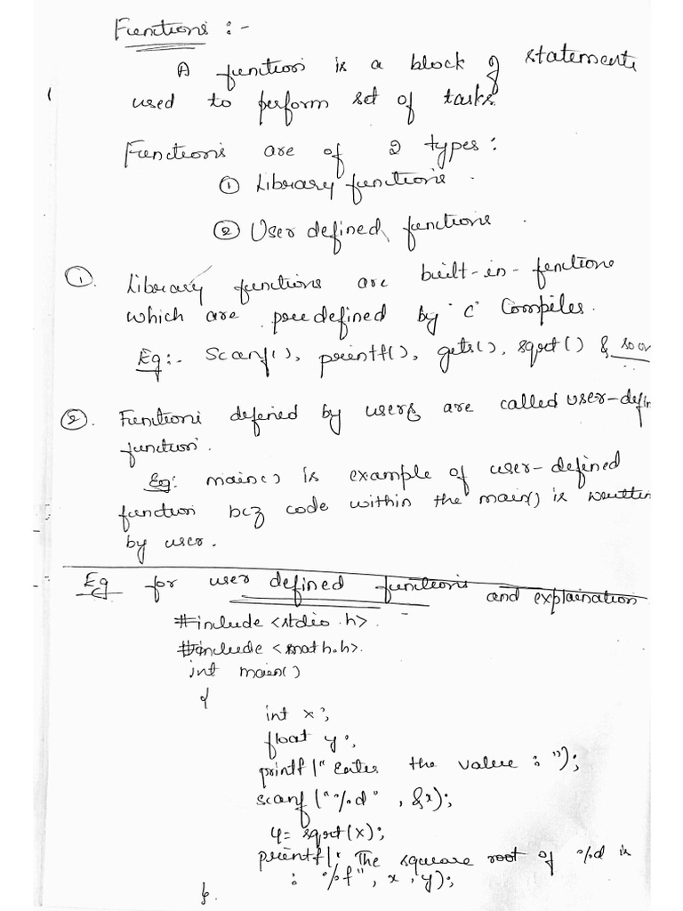 Module3 Functions | PDF