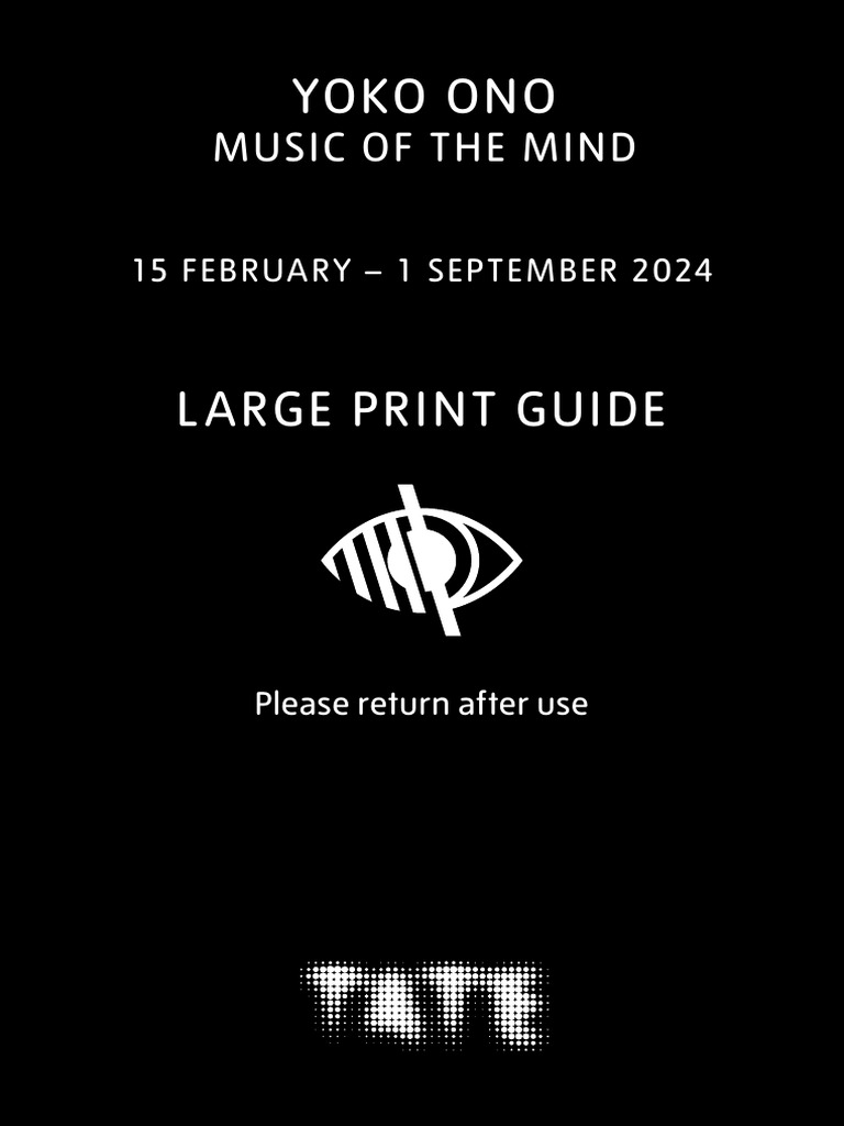 TM EXH 0091 Yoko Ono LPG Web v6 | PDF | Yoko Ono