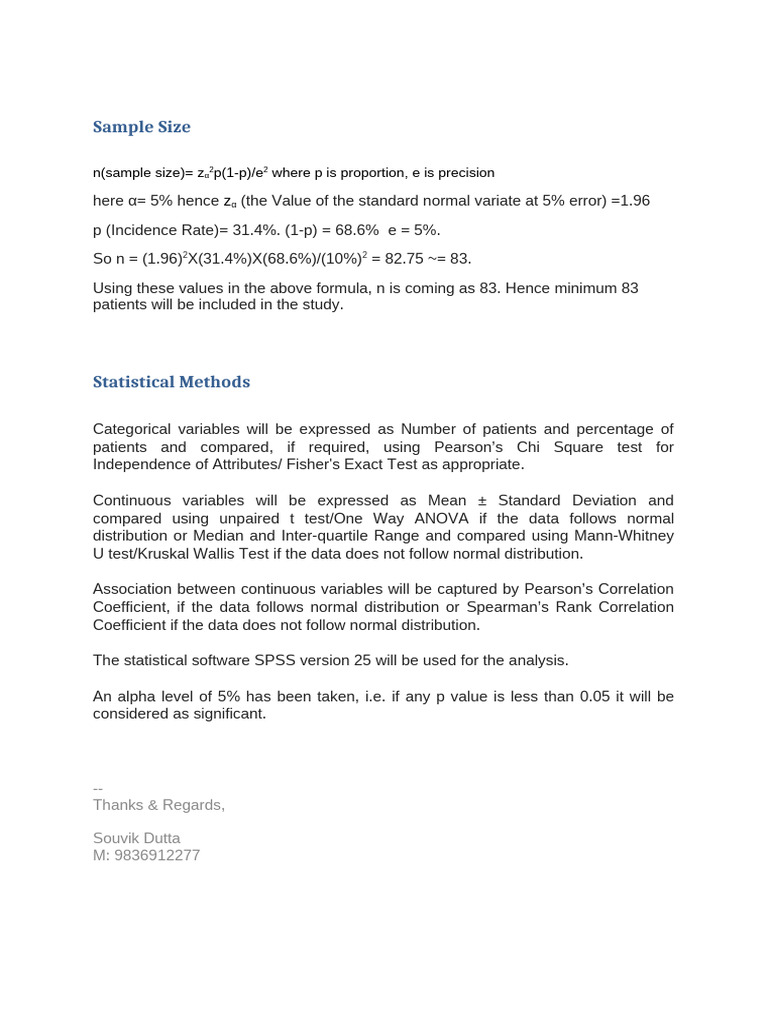 Sample Size | PDF
