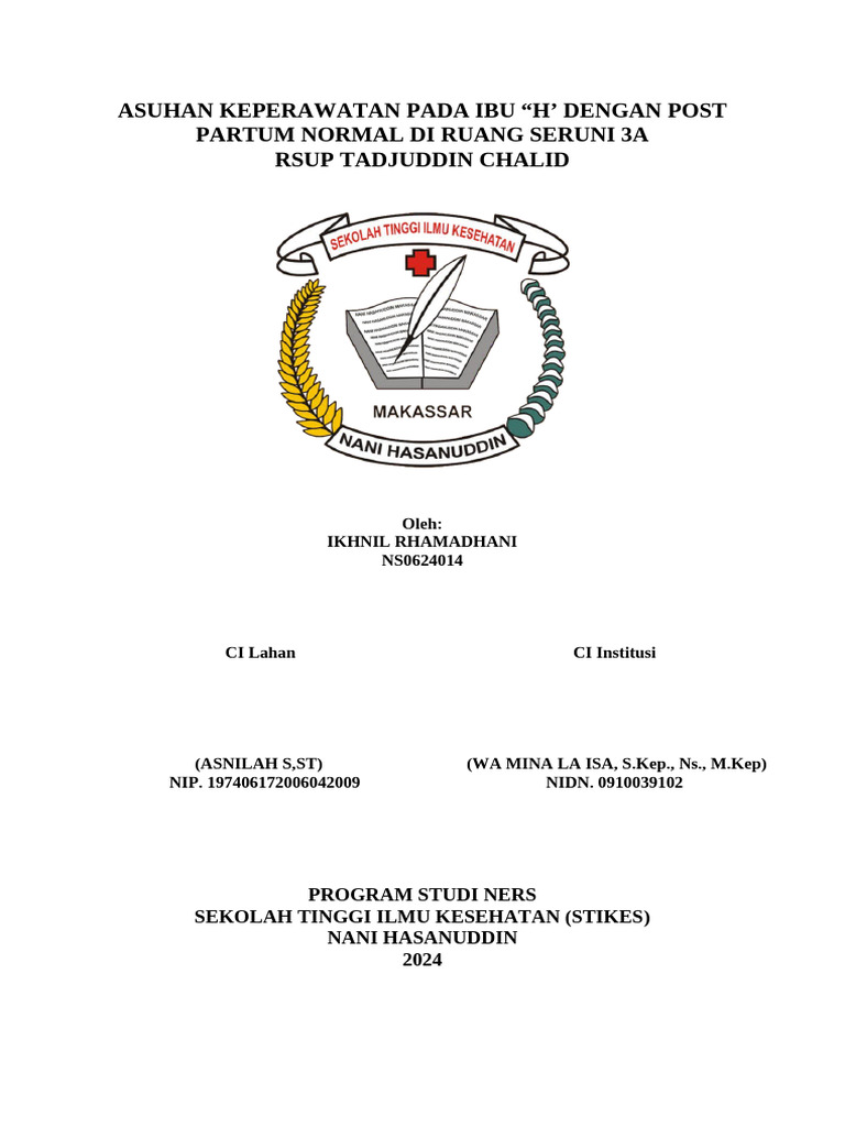 Askep Pnc Seruni 3a Firda Nur Intan | PDF