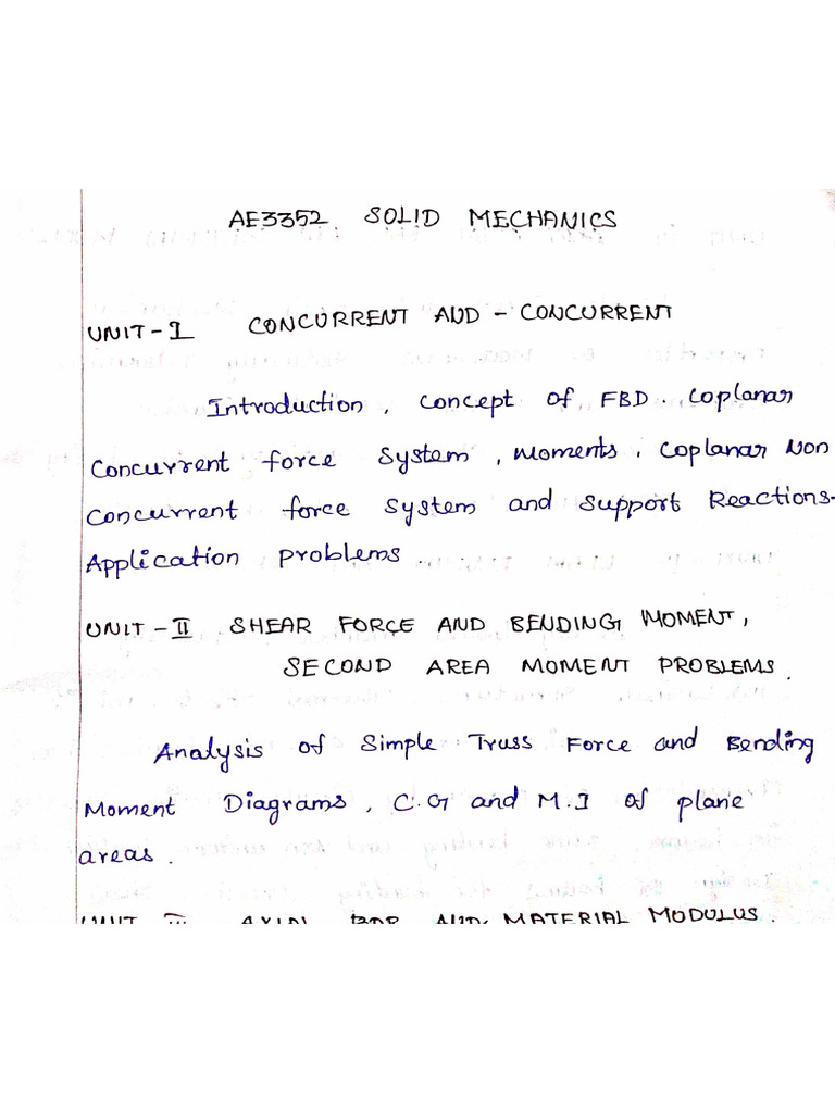 Solid Mechanics | PDF