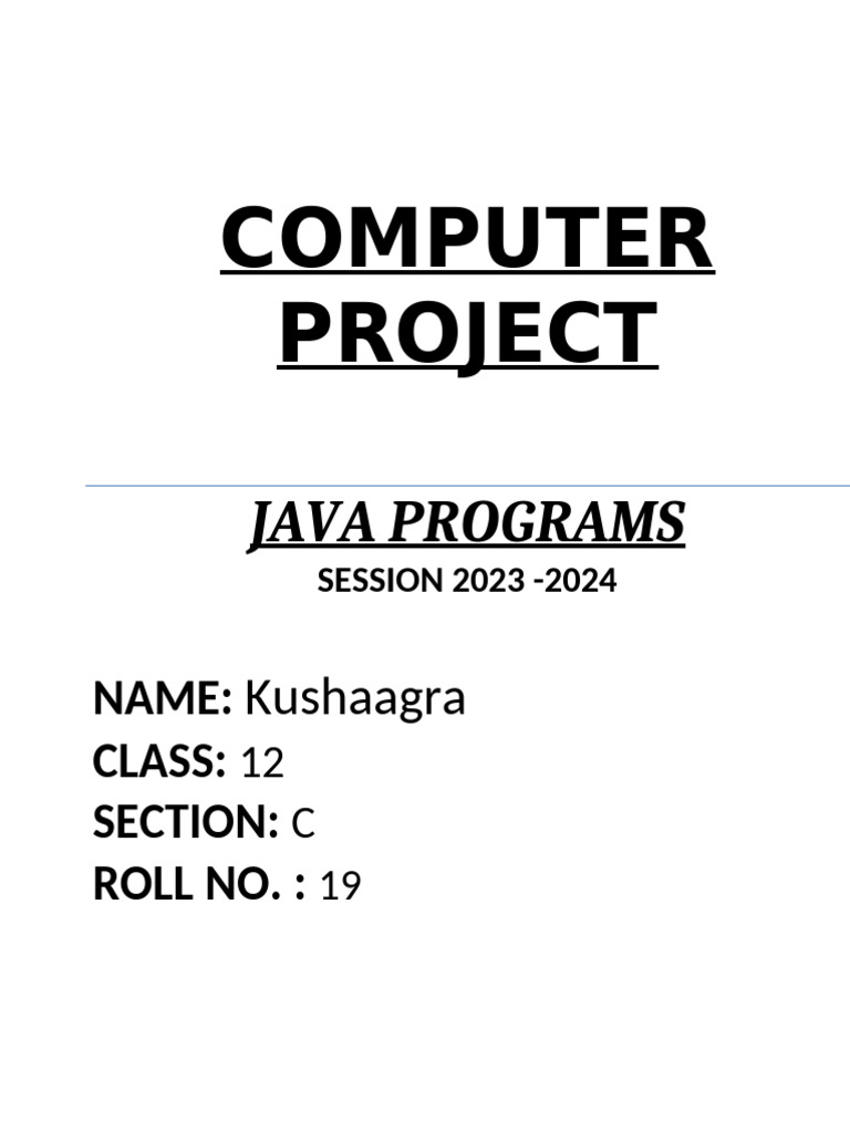 FINAL COMP. PROJECT | PDF | Area | Algorithms And Data Structures