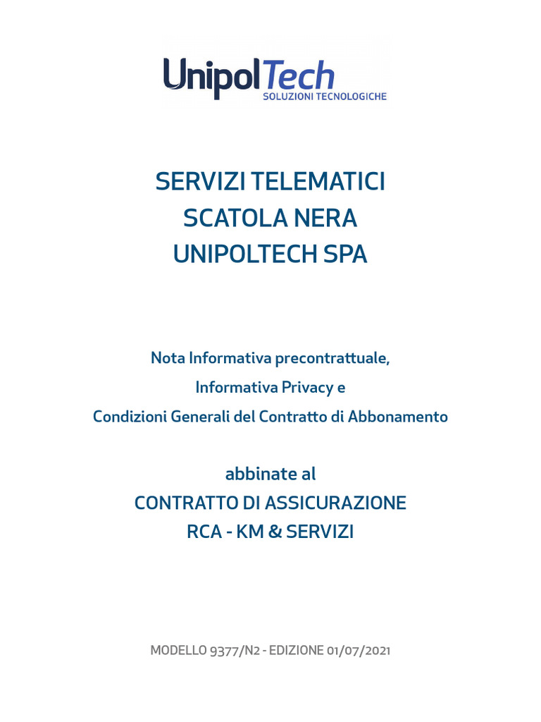 MOD.9377-N2+Km&Servizi+Scatola+Nera+definitivo | PDF