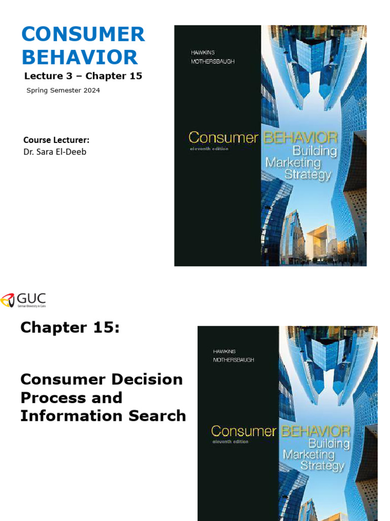 Lec 3 | PDF | Consumer Behaviour | Behavior