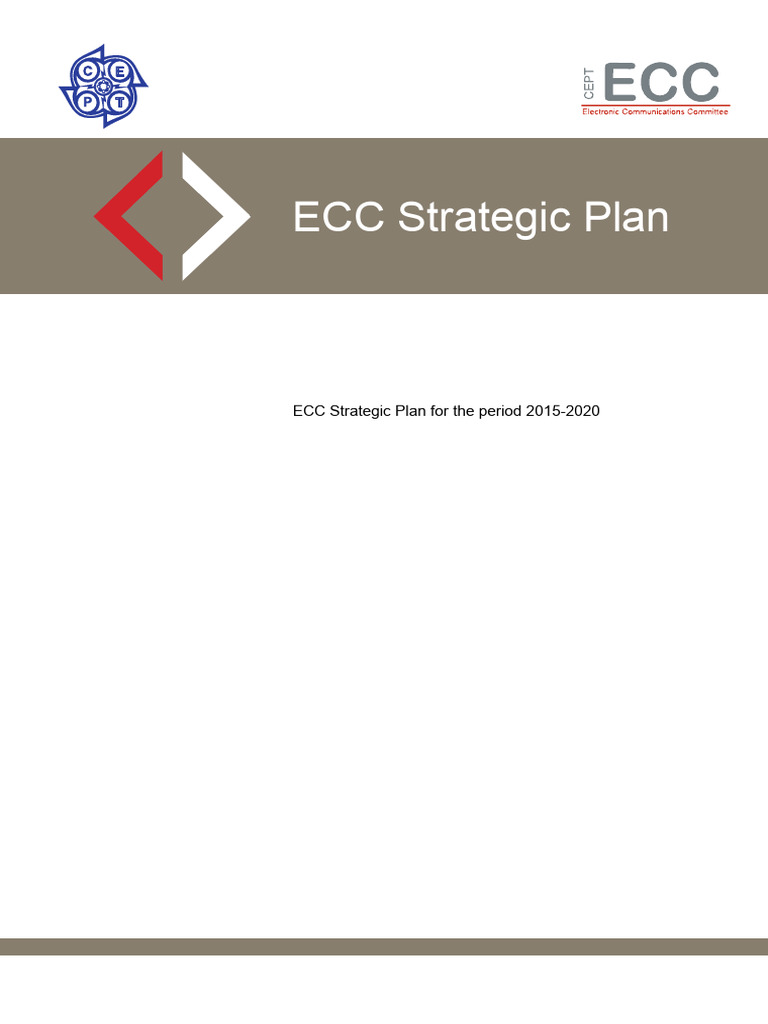 ECC Strategic Plan 2015-2020 Web-Ready | PDF | Radio Spectrum ...