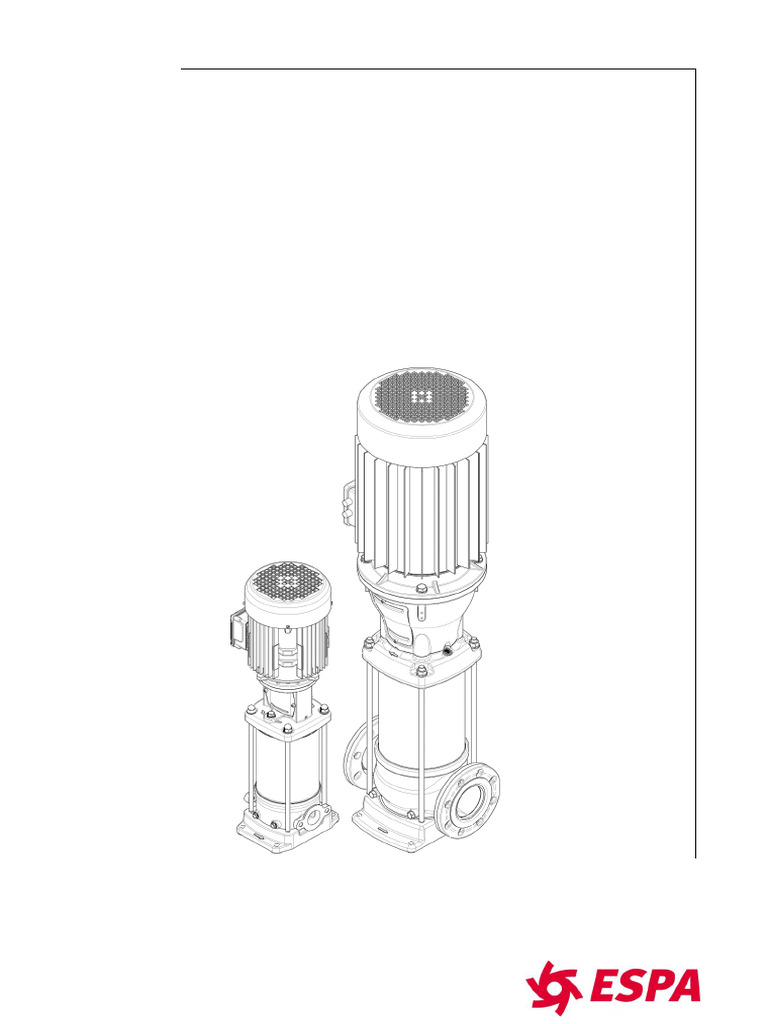 Instruction Manual Espa Multi Vs | PDF | Pump | Screw