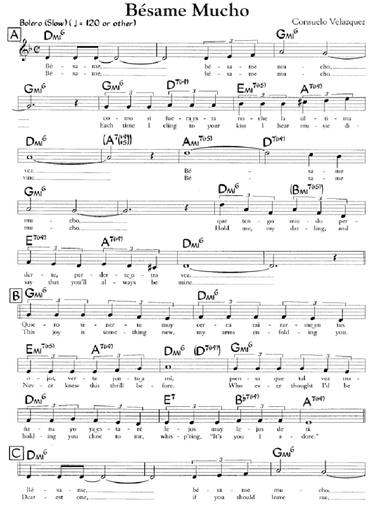 Besame mucho | PDF