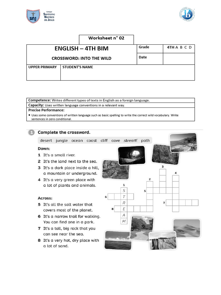 Worksheet 2 - Into The Wild | PDF