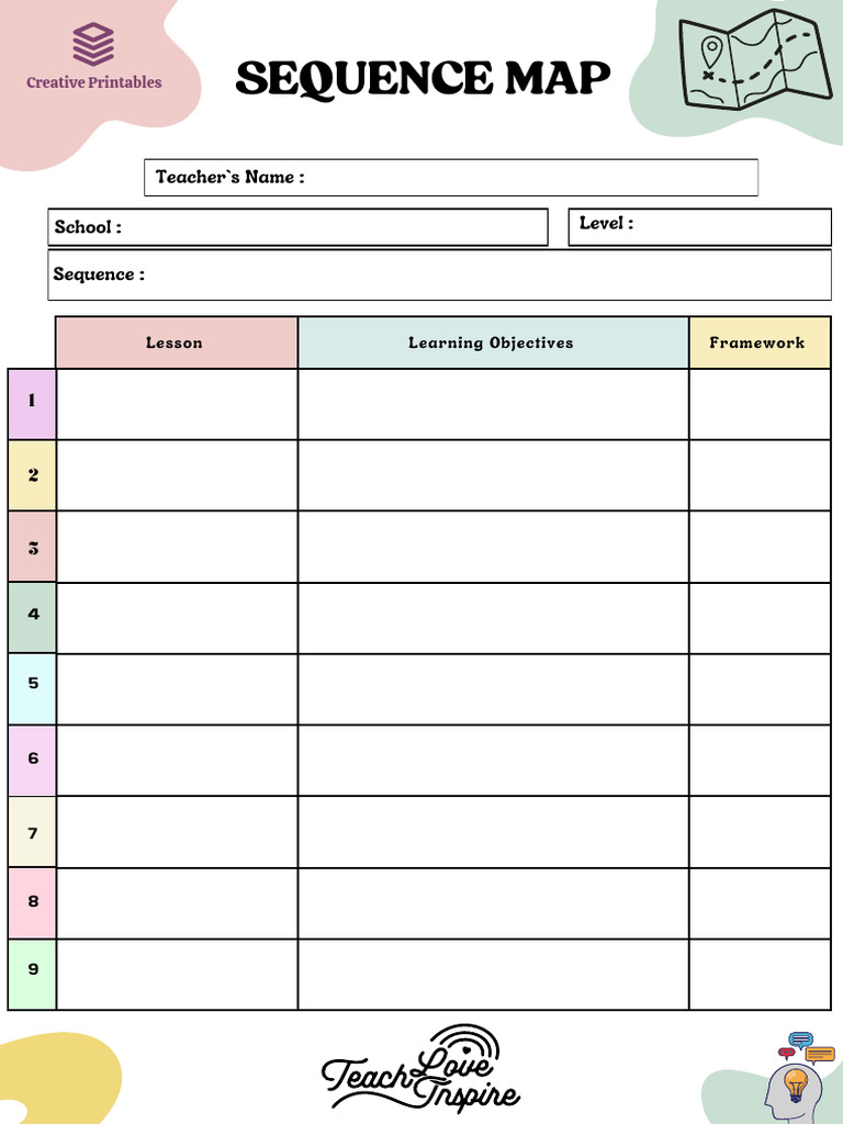 Colorful Illustrative Lesson Plan | PDF