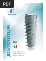 JDEvolution Plus Product Catalogue | PDF | Dental Implant | Dentistry Branches