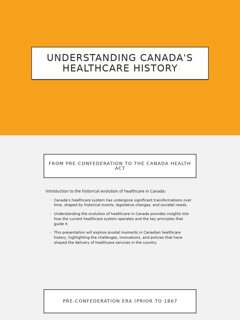 Canada's Healthcare Evolution | PDF | Health Care | Universal Health Care