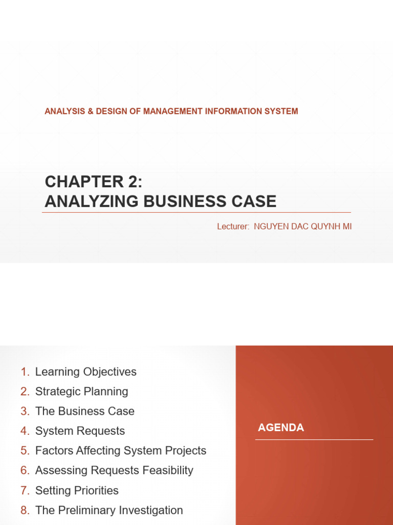 Chapter 2 - Analyzing Business Case | PDF | Feasibility Study | Economies
