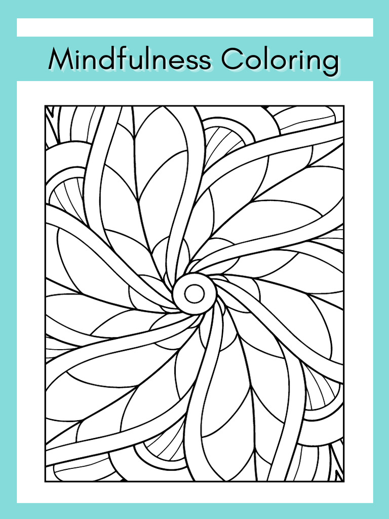 Mindfulness Coloring Worksheets | PDF