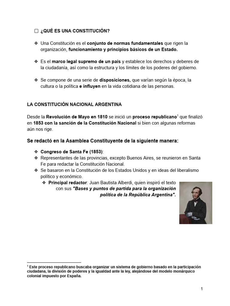 ¿Que Es Una Constitucion | PDF | Constitución | Separación de poderes