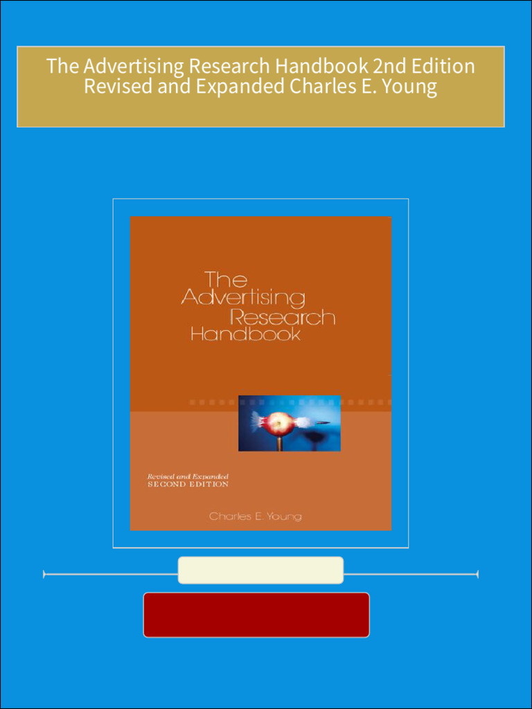 Get The Advertising Research Handbook 2nd Edition Revised and Expanded ... Get The Advertising Research Handbook 2nd Edition Revised and Expanded ...