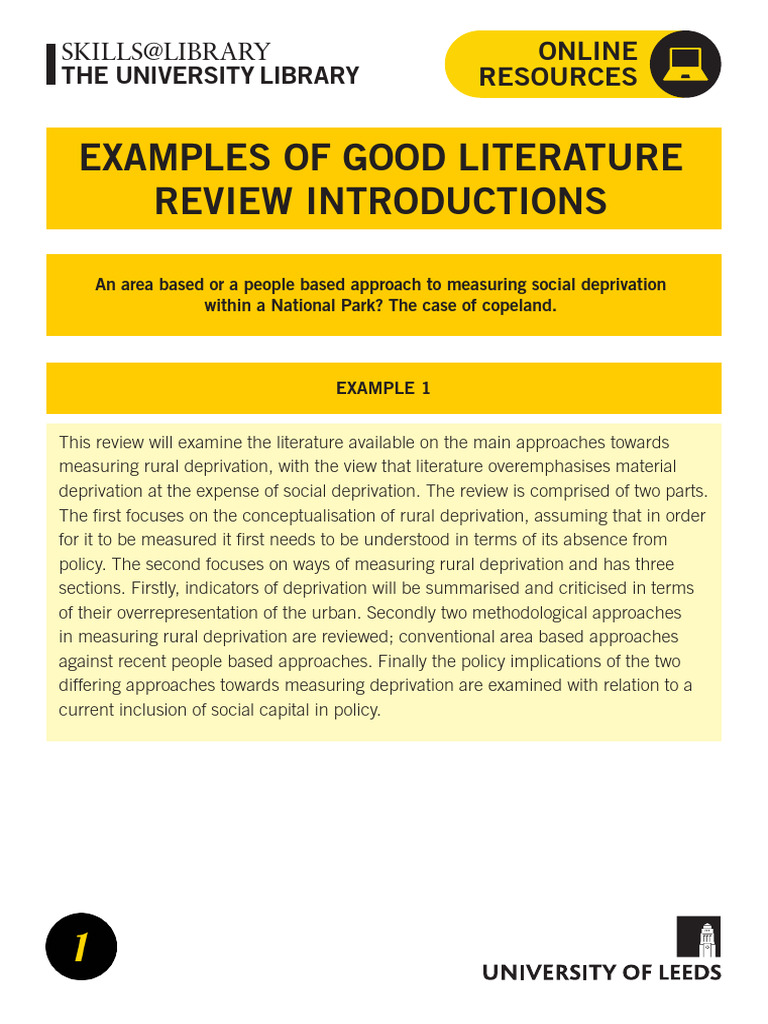 Structuring LitReview Introduction Examples | PDF | Body Mass Index | Human Migration