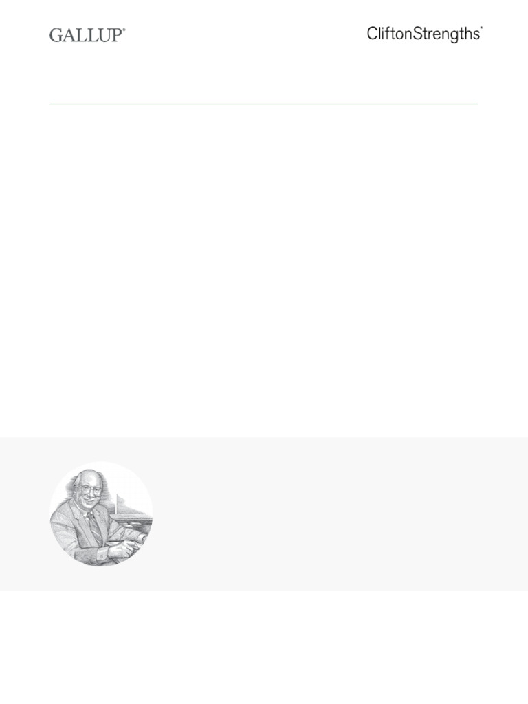 GALLUP- 5 CLIFTON STRENGTHS | PDF | Learning | Mentorship