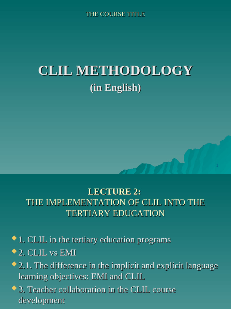 Lecture 2 | PDF | Curriculum | Teachers Lecture 2 | PDF | Curriculum | Teachers