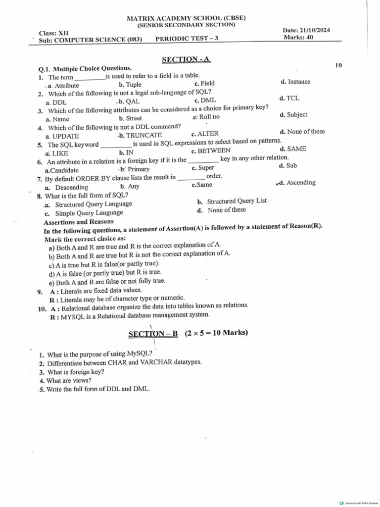 Pt3 1 Pdf Sql Software Design