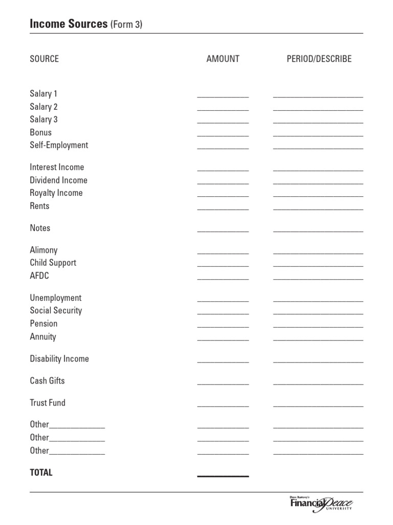 Income Sources | PDF