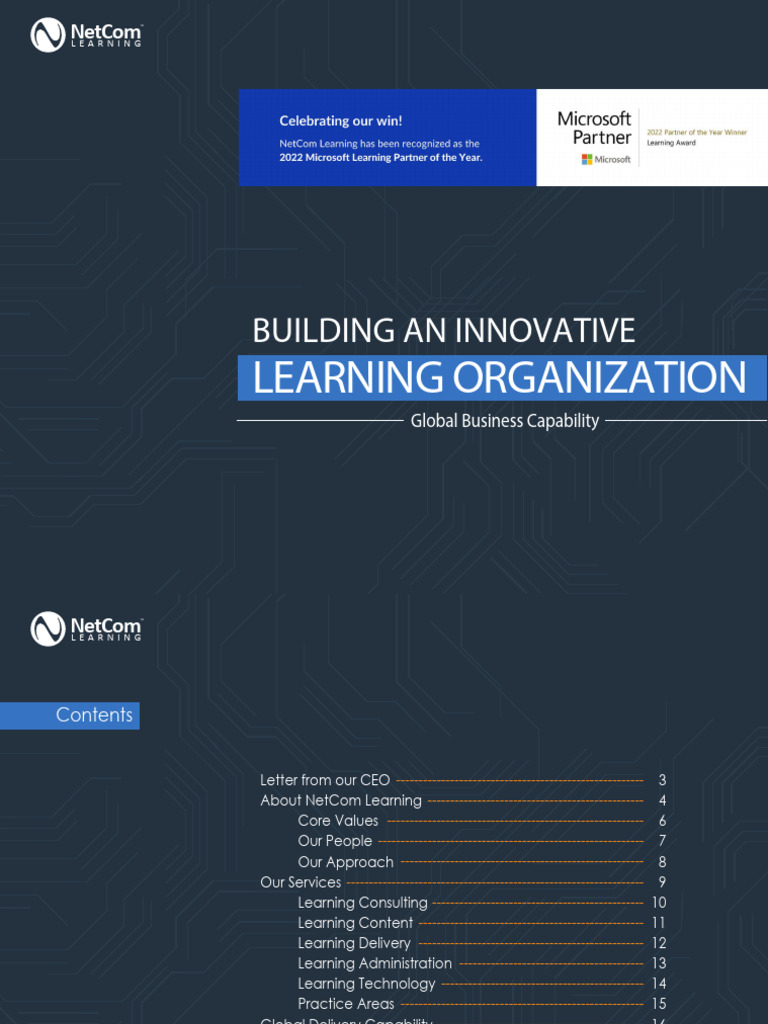 NetCom Learning Capability Brochure OPT | PDF | Educational Technology ...