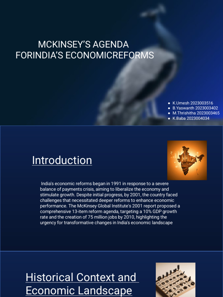 McKinsey Report and India's Economic Reforms-1 | PDF | Taxes | Economic ...