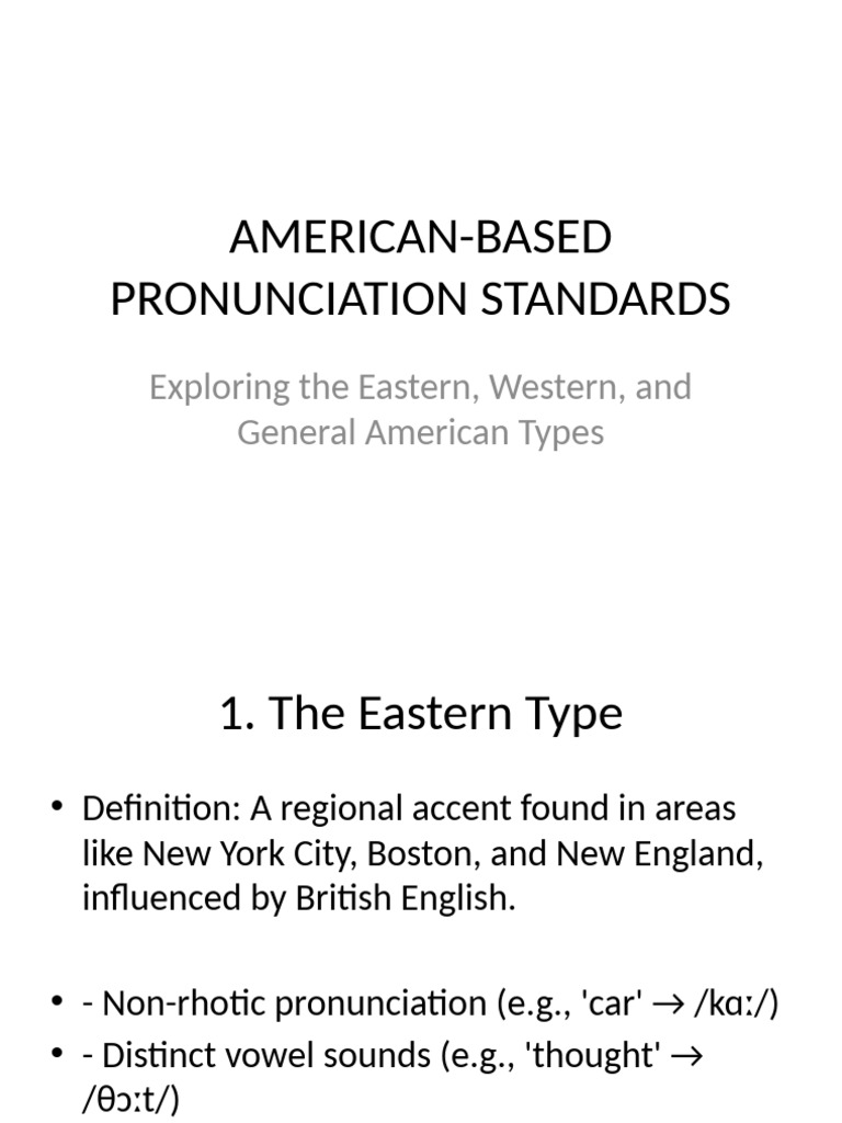 American Based Pronunciation Standards With Definitions | PDF