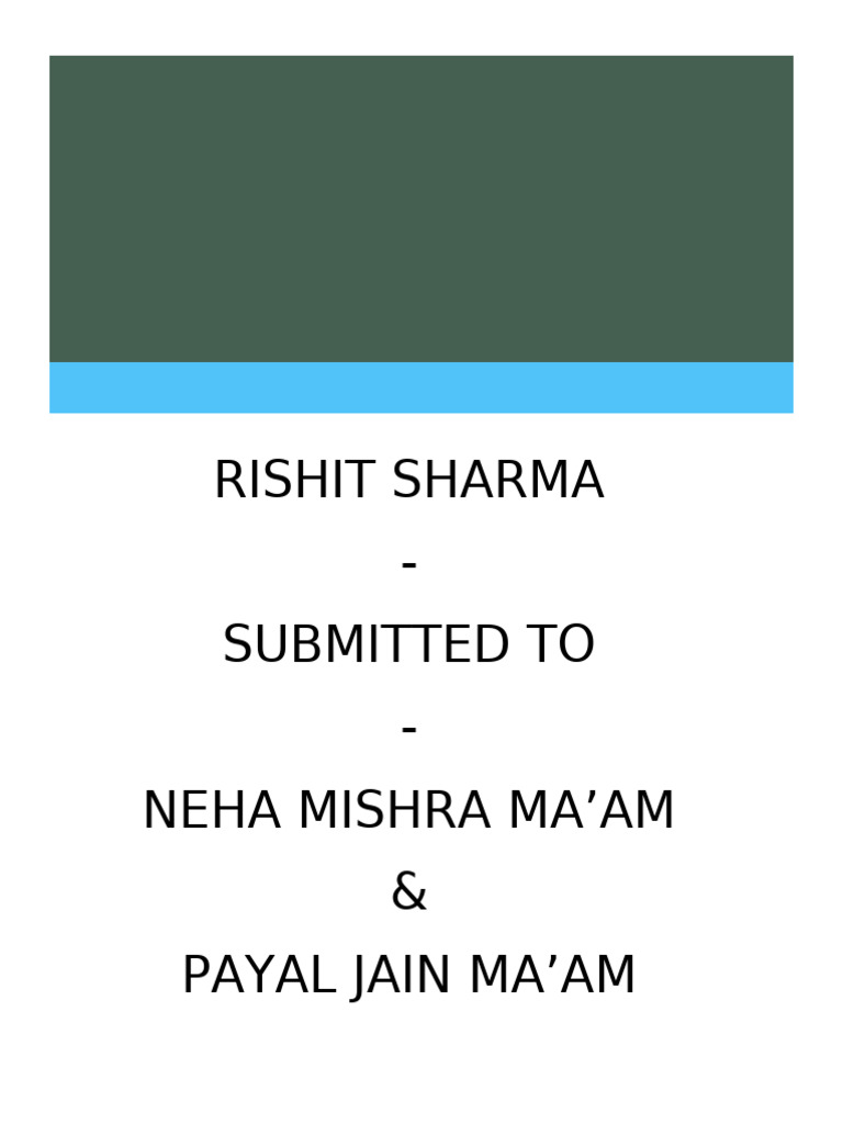 Rishit Sharm1 | PDF