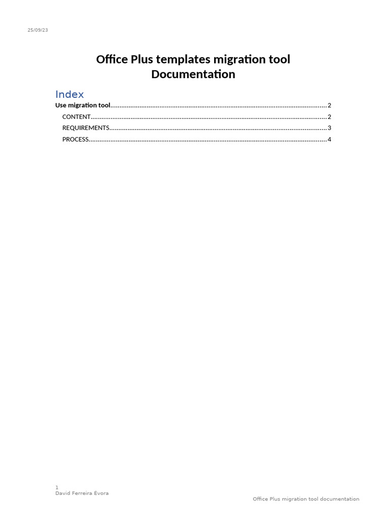 Migration Tool Office Plus Templates | PDF | Microsoft Excel | Computer ...